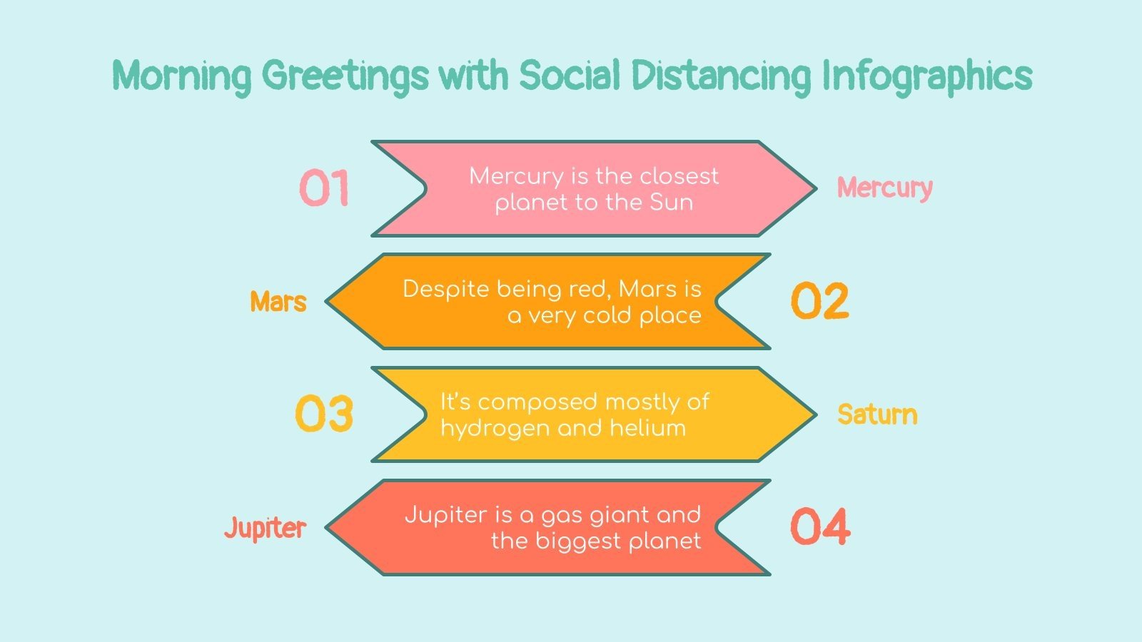 Greetings: Social Distancing Infographics | Google Slides