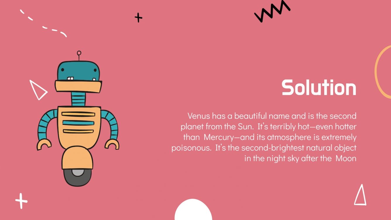 Pitch deck robots Kawaii | Tema de Google Slides y PowerPoint