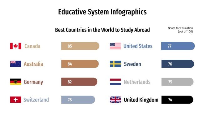 Educative System Infographics | Google Slides & PowerPoint