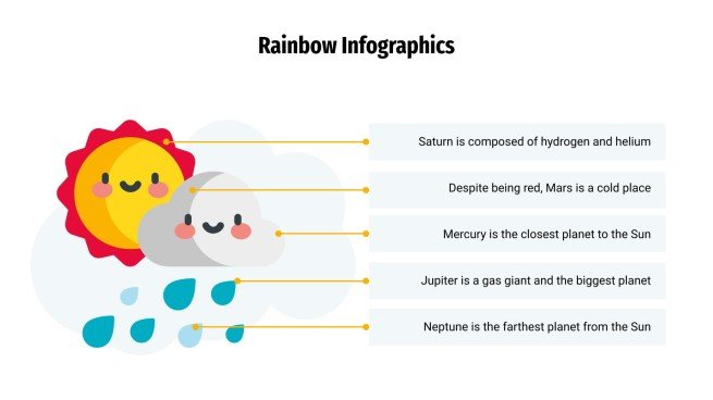 Rainbow Infographics | Google Slides & PowerPoint template
