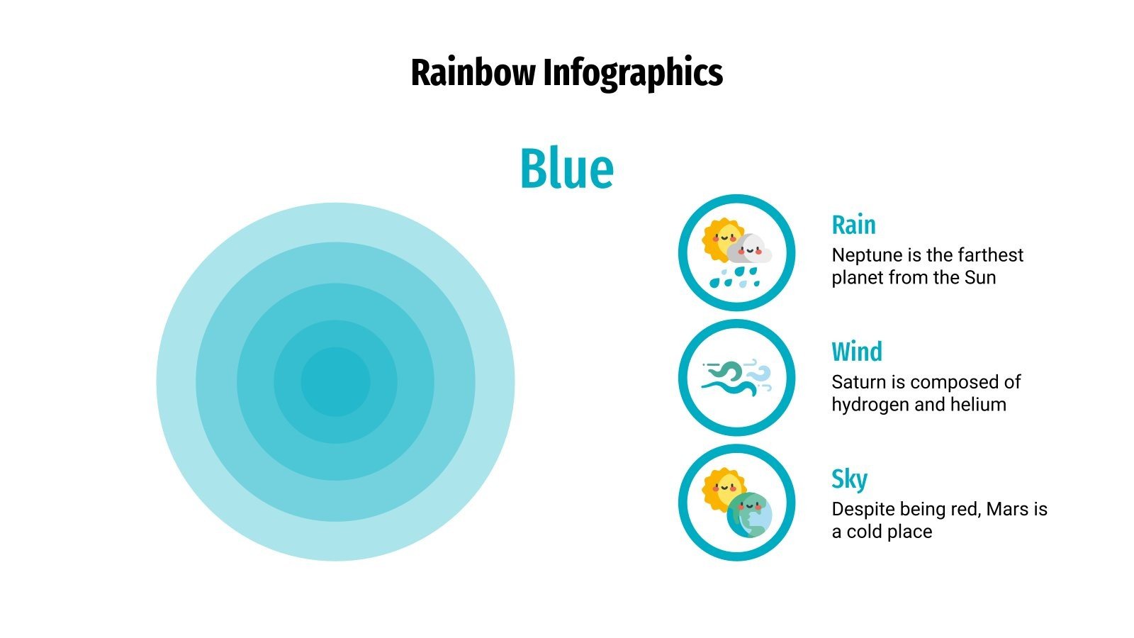 Infografías sobre el arcoíris | Google Slides y PowerPoint