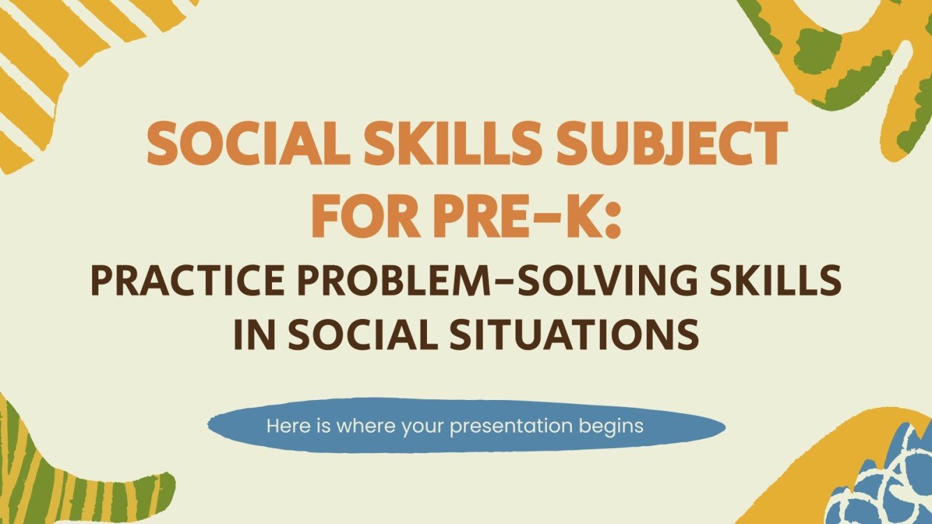 Practice problem-solving skills in social situations for Pre-K