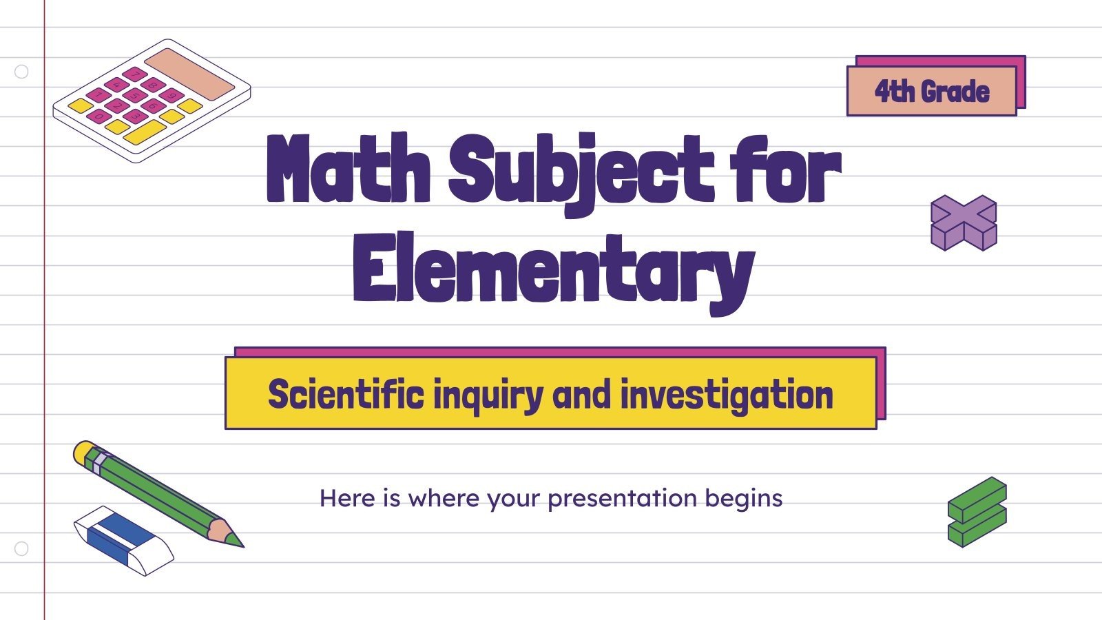 Math for 4th Grade: Scientific inquiry and investigation