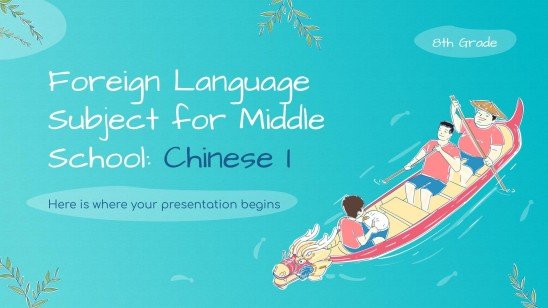 Foreign Language for Middle School - 8th Grade: Chinese I