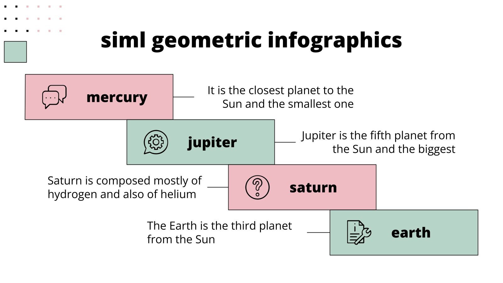 Siml Geometric Infographics | Google Slides & PowerPoint