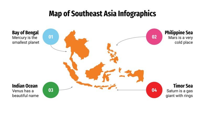 Map of Southeast Asia Infographics | Google Slides & PPT