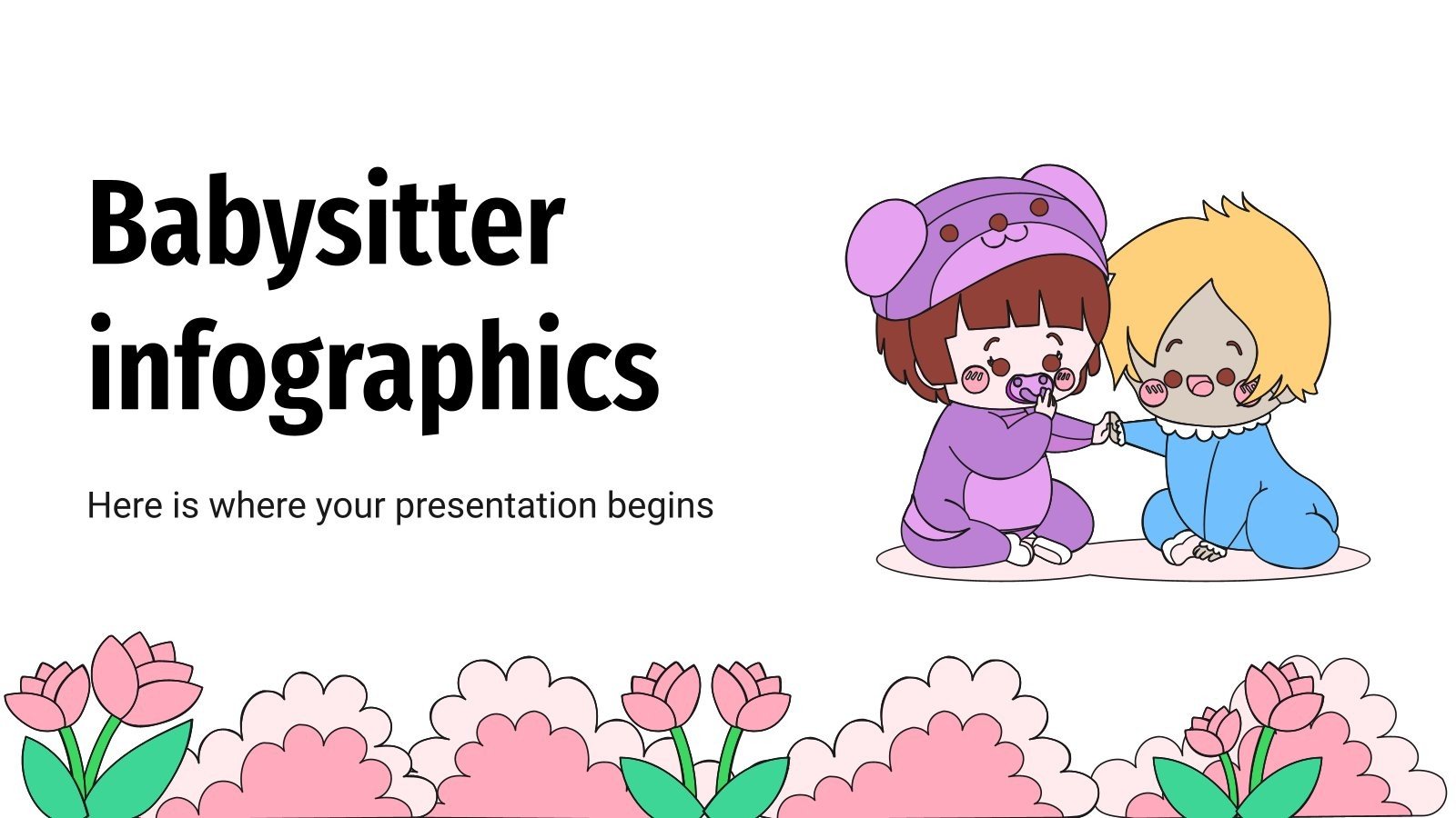 Babysitter Infographics | Google Slides & PowerPoint template