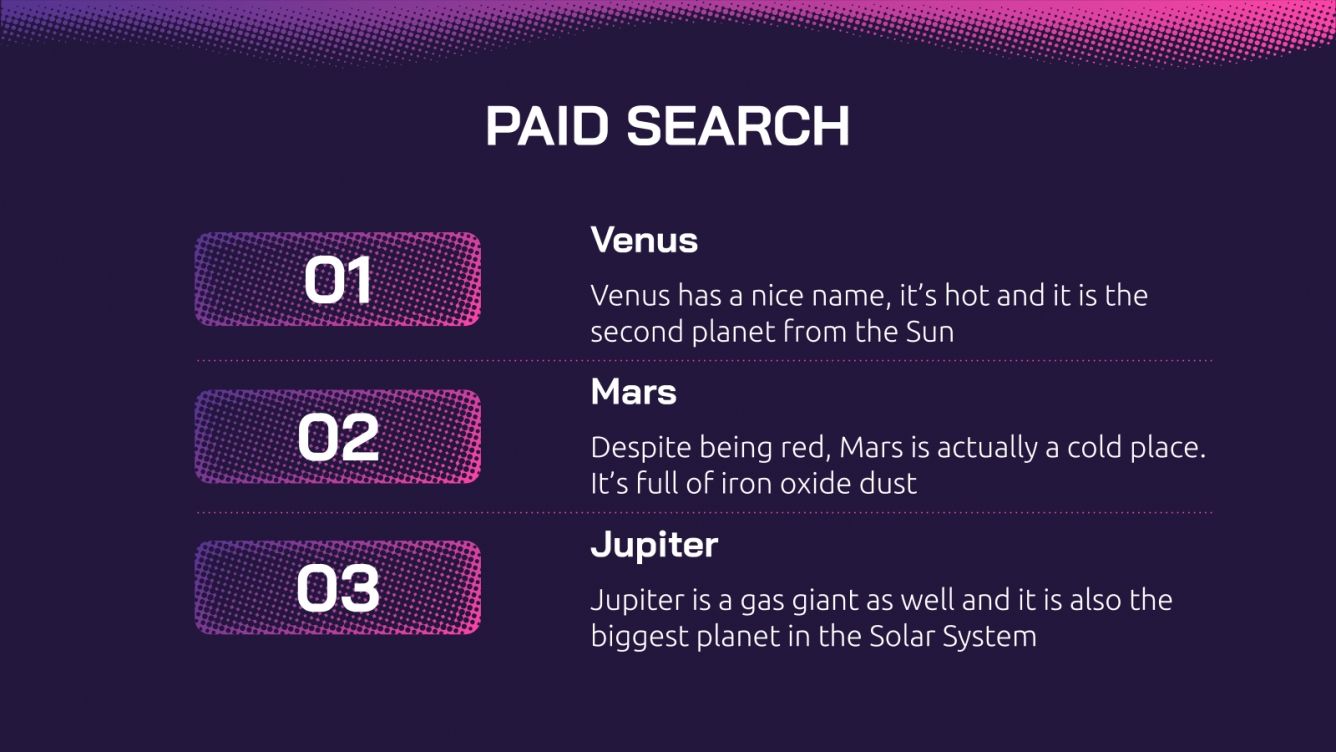 Gradients SEO Strategy | Template for Google Slides and PPT