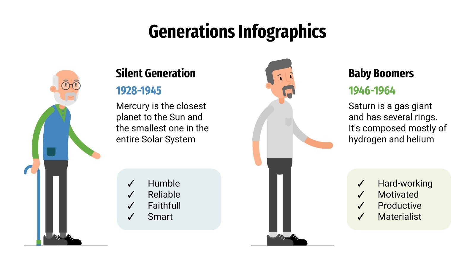 Generations Infographics | Google Slides & PowerPoint