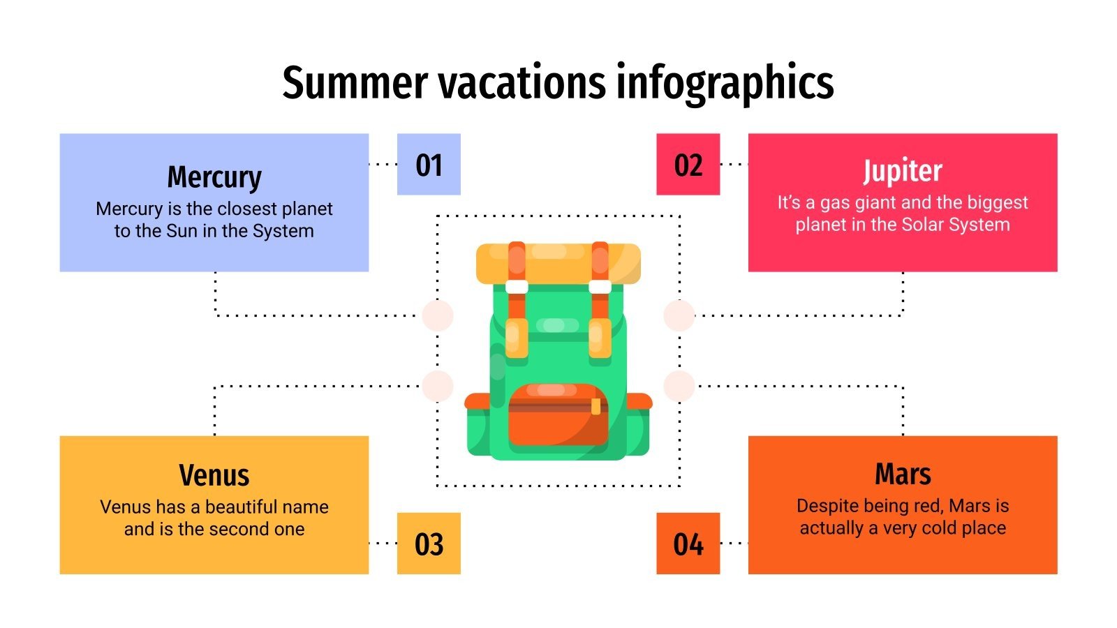 Summer Vacations Infographics | Google Slides & PPT template