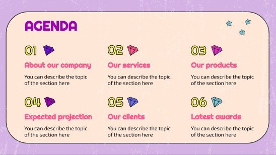 Retro 80s Kidcore Arcade Company Profile | Google Slides & PPT