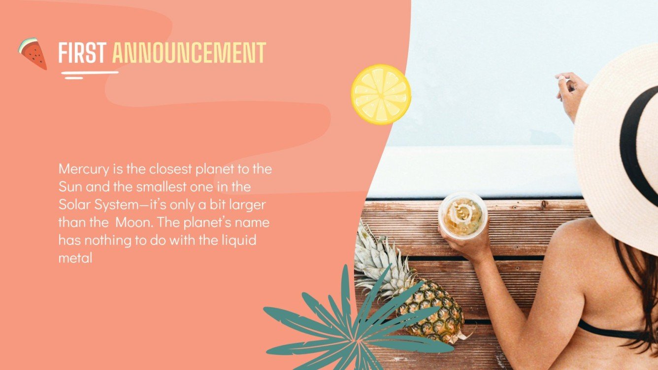 Summer Newsletter Google Slides theme and PPT template