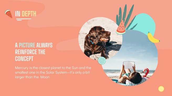 Summer Newsletter Google Slides theme and PPT template