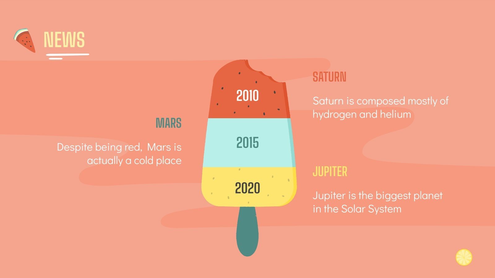 Summer Newsletter Google Slides theme and PPT template