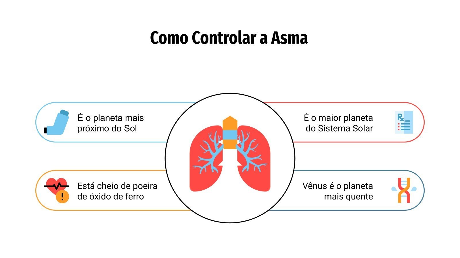 Infografías sobre los desencadenantes del asma | Google Slides y PPT