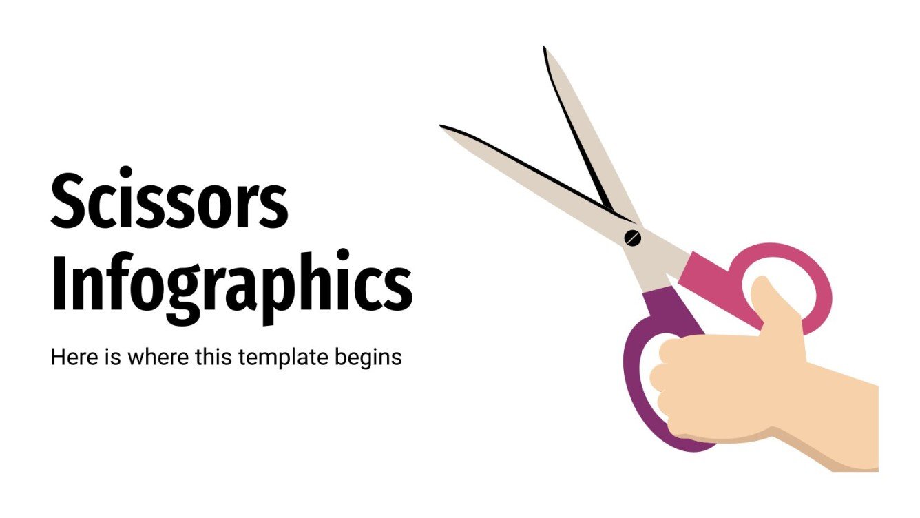 Scissors Infographics | Google Slides and PowerPoint