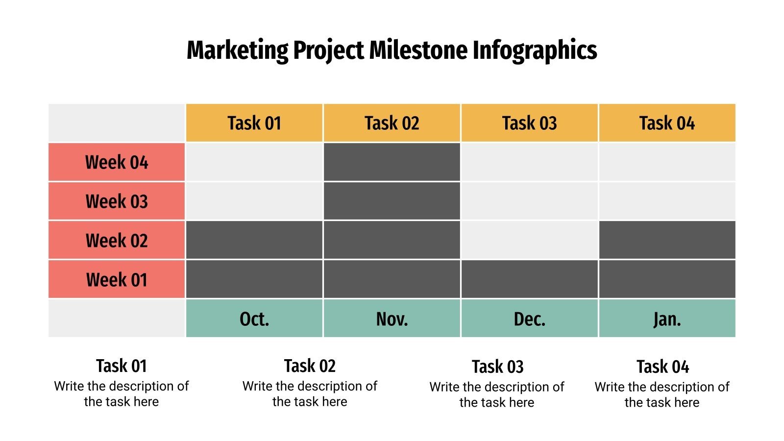 Marketing Project Milestone Infographics | Google Slides & PPT