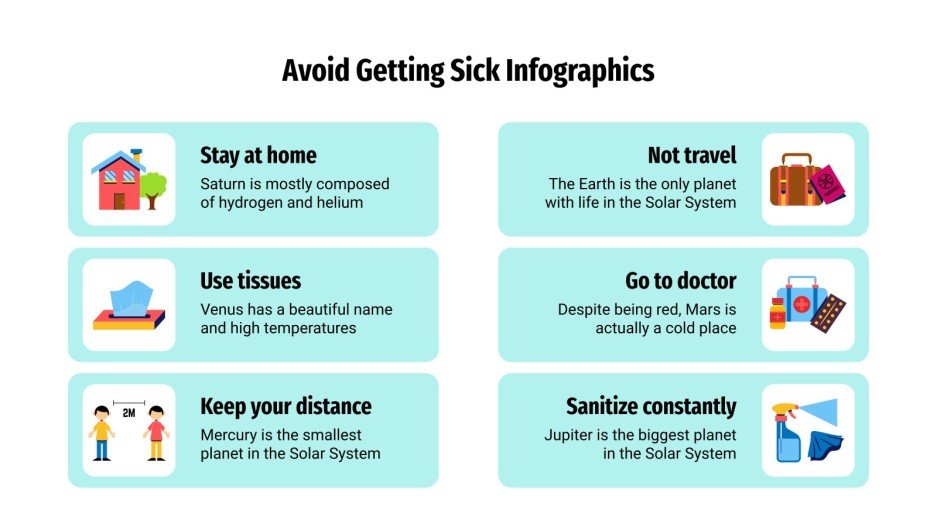 Avoid Getting Sick Infographics | Google Slides & PowerPoint