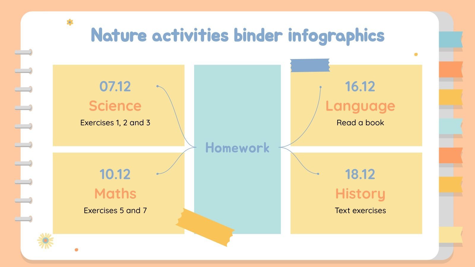 Nature Activities Binder Infographics | Google Slides & PPT