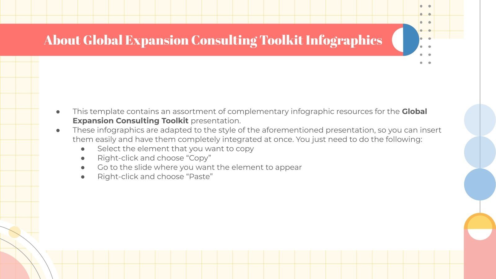 Infographies pour l'expansion du marché | Google Slides et PPT