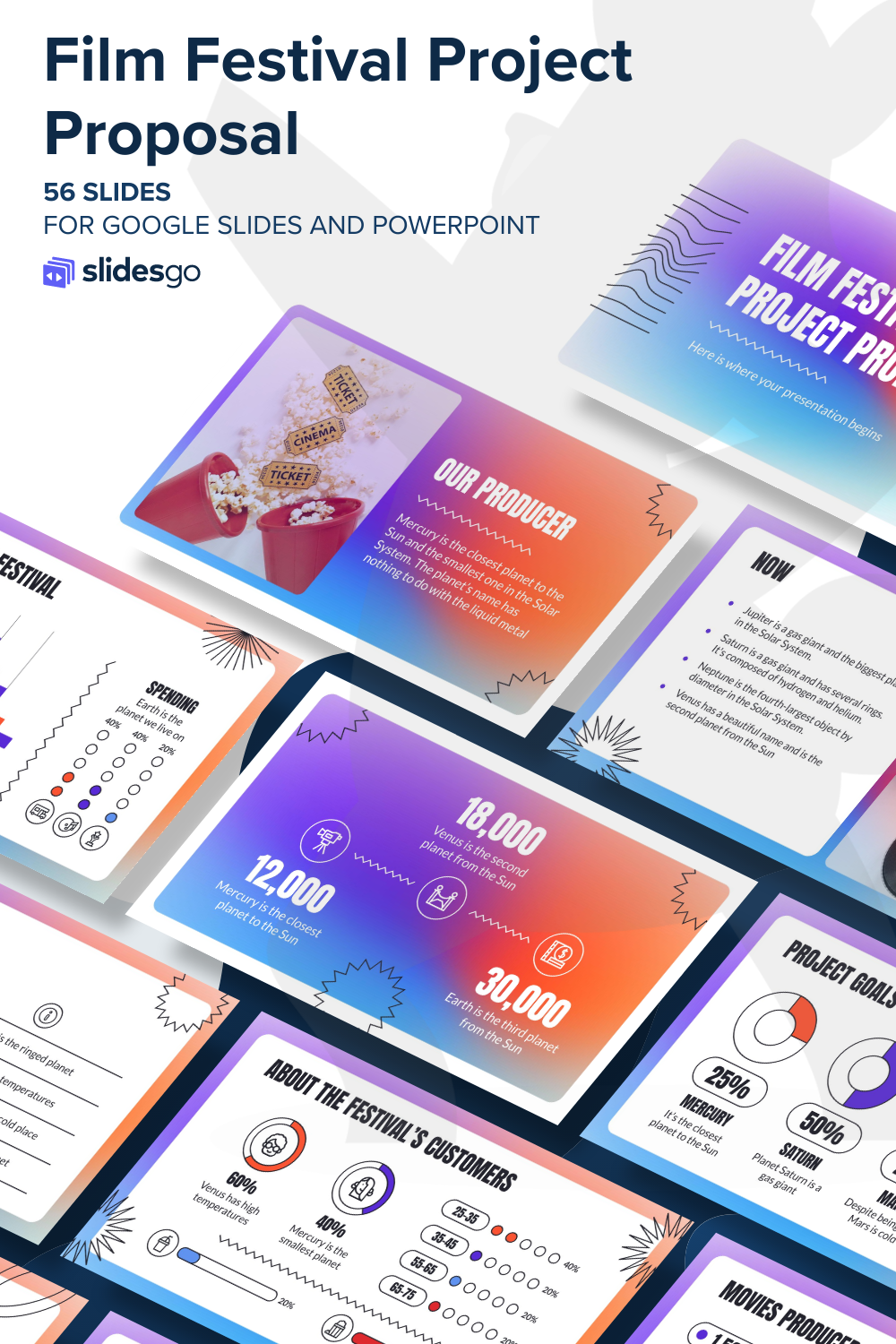 Film Festival Project Proposal | Google Slides & PowerPoint