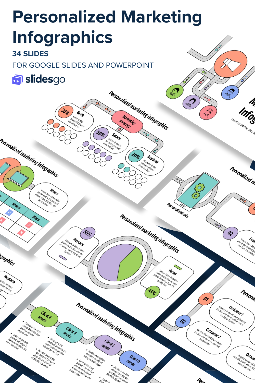 Personalized Marketing Infographics | Google Slides & PPT
