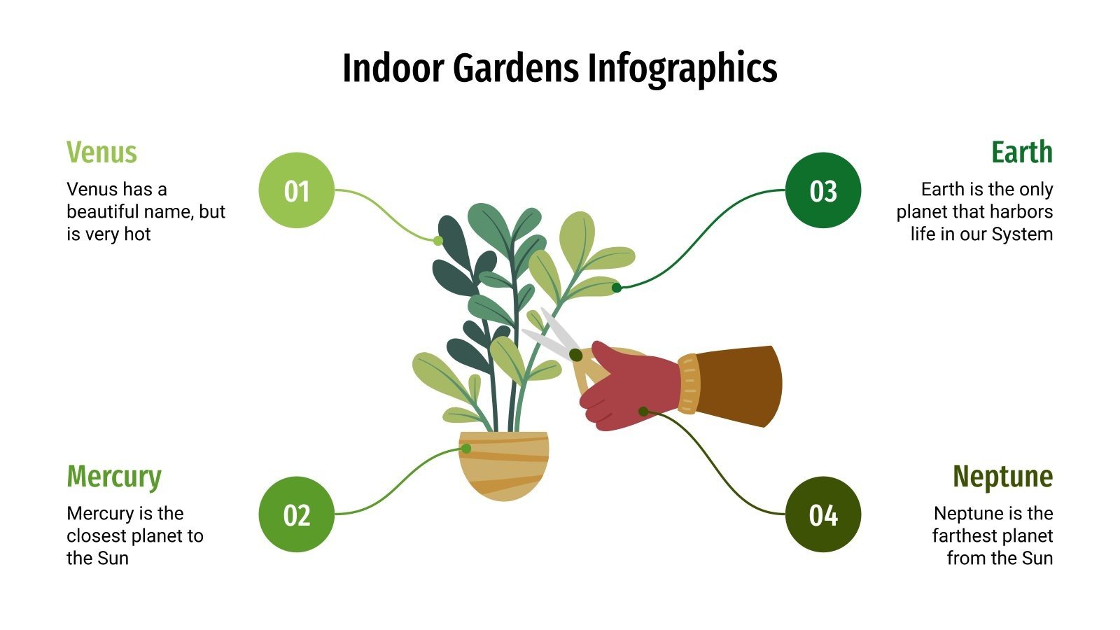 Indoor Gardens Infographics | Google Slides & PowerPoint