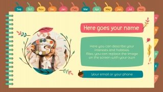 Forest Animals Planner Google Slides & PowerPoint template