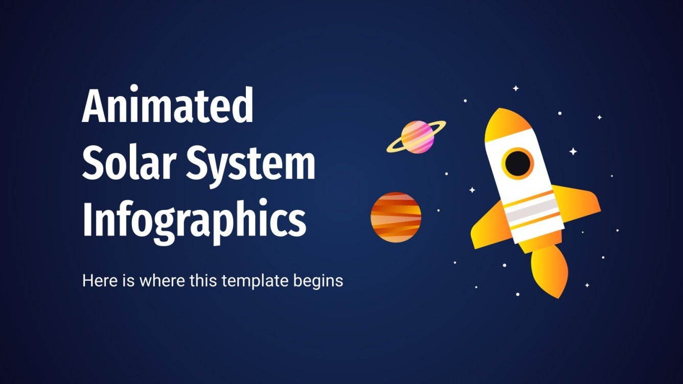 Animated Solar System Infographics | Google Slides & PPT