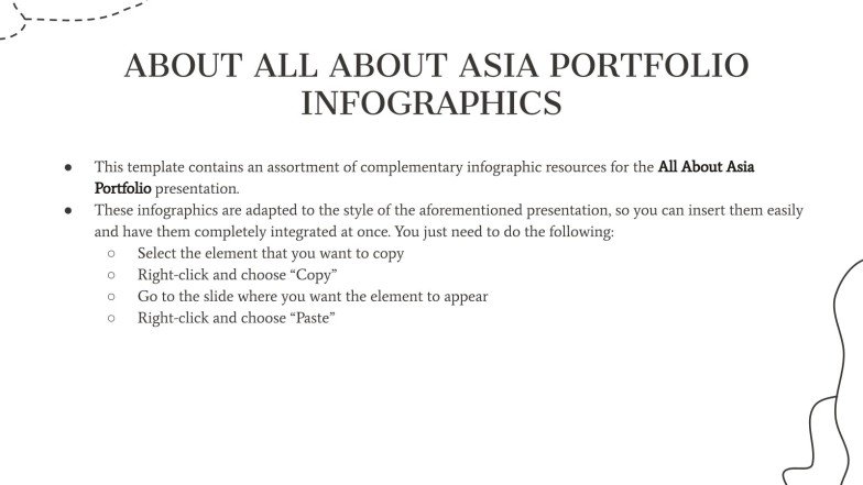 All About Asia Portfolio Infographics | Google Slides