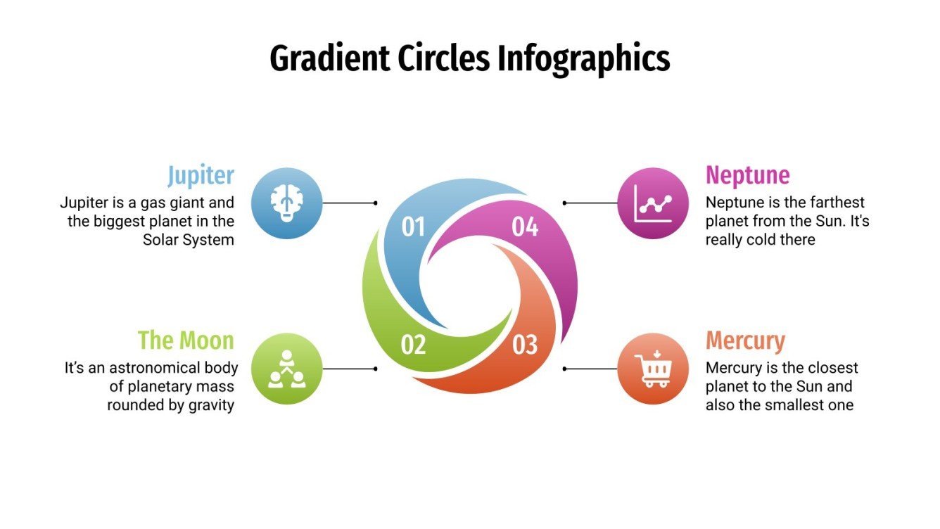 Gradient Circles Infographics | Google Slides & PowerPoint