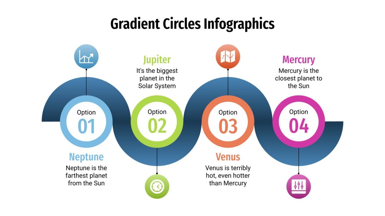 Gradient Circles Infographics | Google Slides & PowerPoint