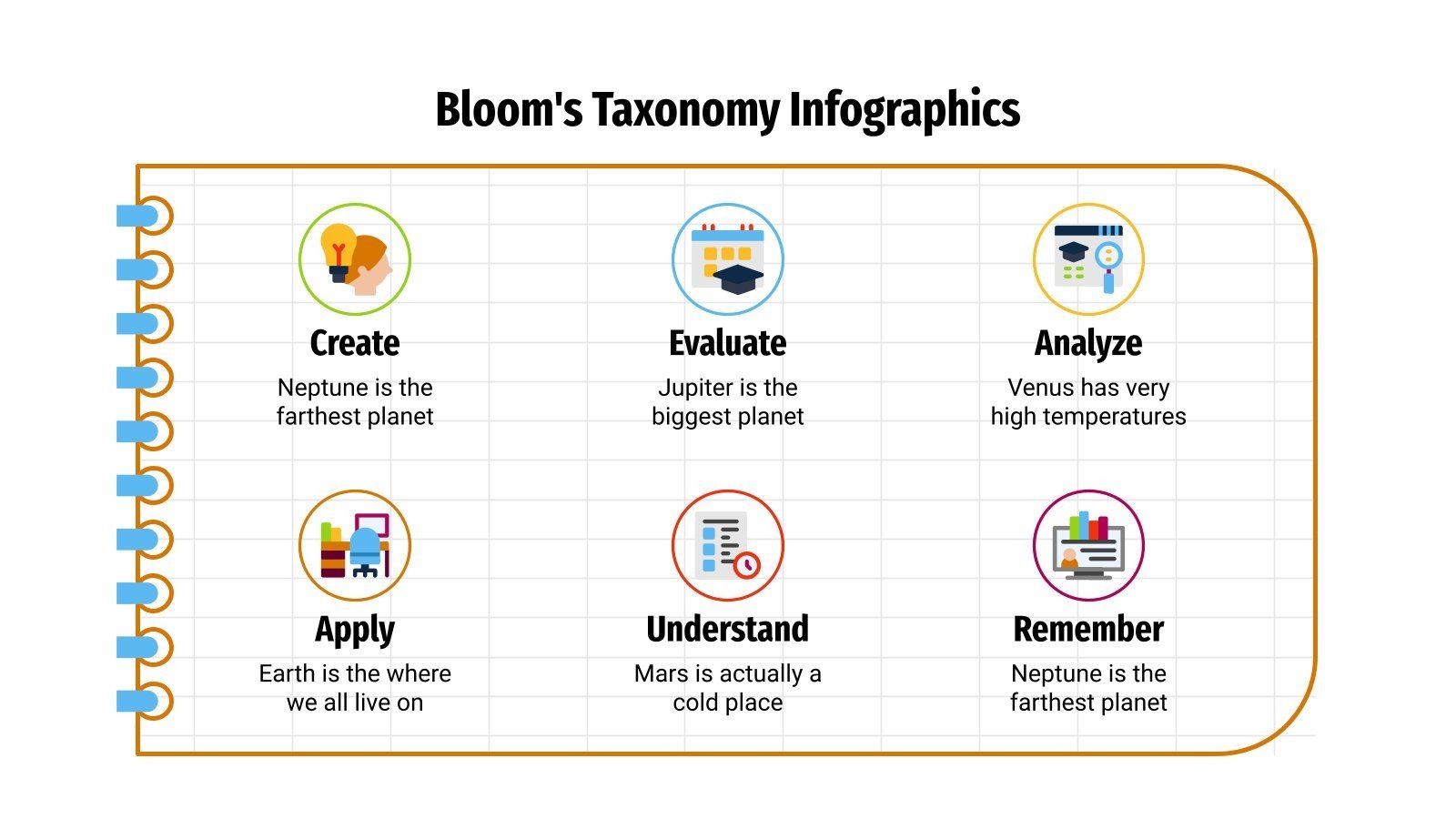Bloom's Taxonomy Infographics | Google Slides & PowerPoint