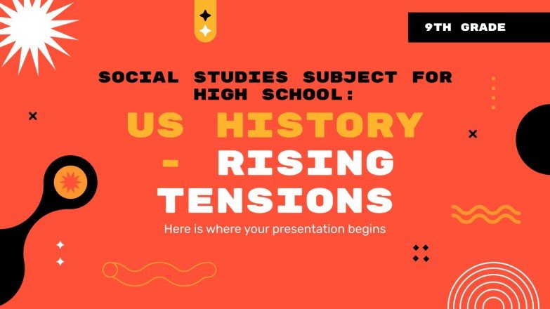 9th Grade: US History - Rising Tensions | Google Slides & PPT