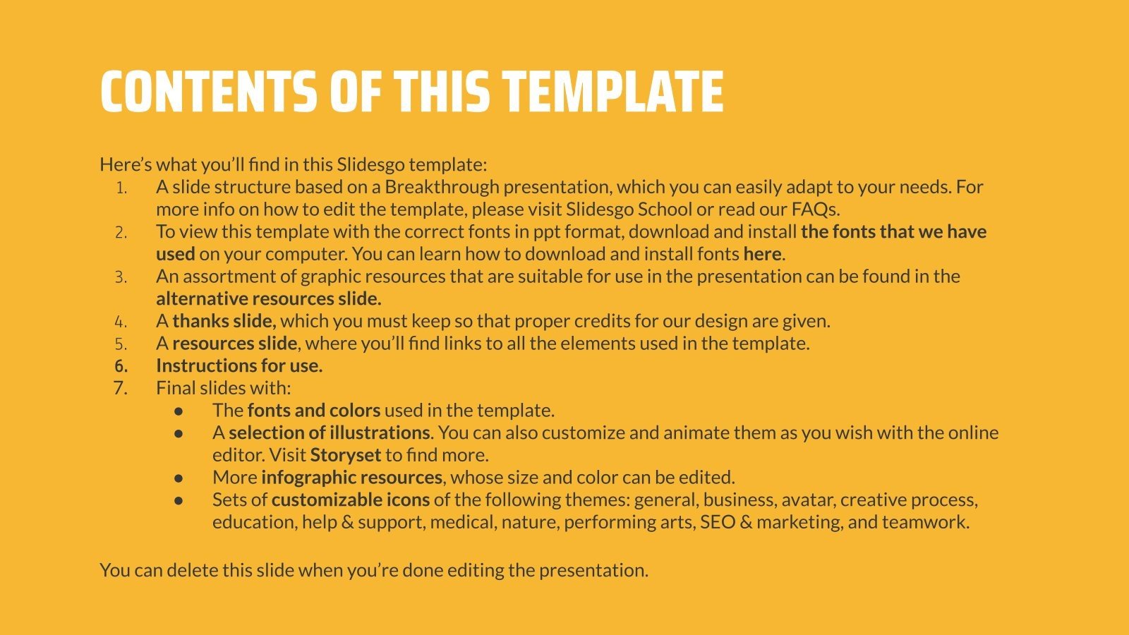 Drug Effects Breakthrough Google Slides and PPT Template