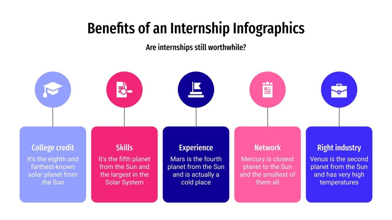 Benefits of an Internship Infographics | Google Slides & PPT