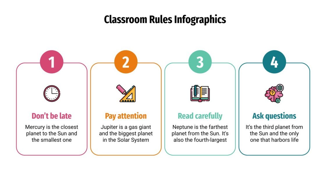 Classroom Rules Infographics | Google Slides & PowerPoint