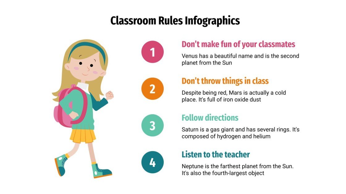 Classroom Rules Infographics | Google Slides & PowerPoint