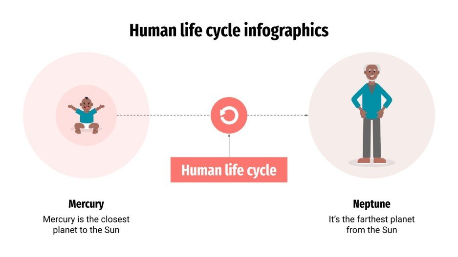 Human Life Cycle Infographics | Google Slides & PowerPoint