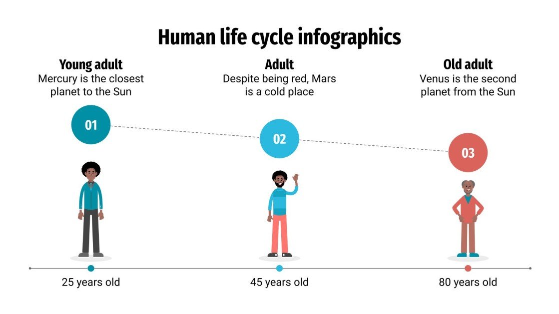 Human Life Cycle Infographics | Google Slides & PowerPoint