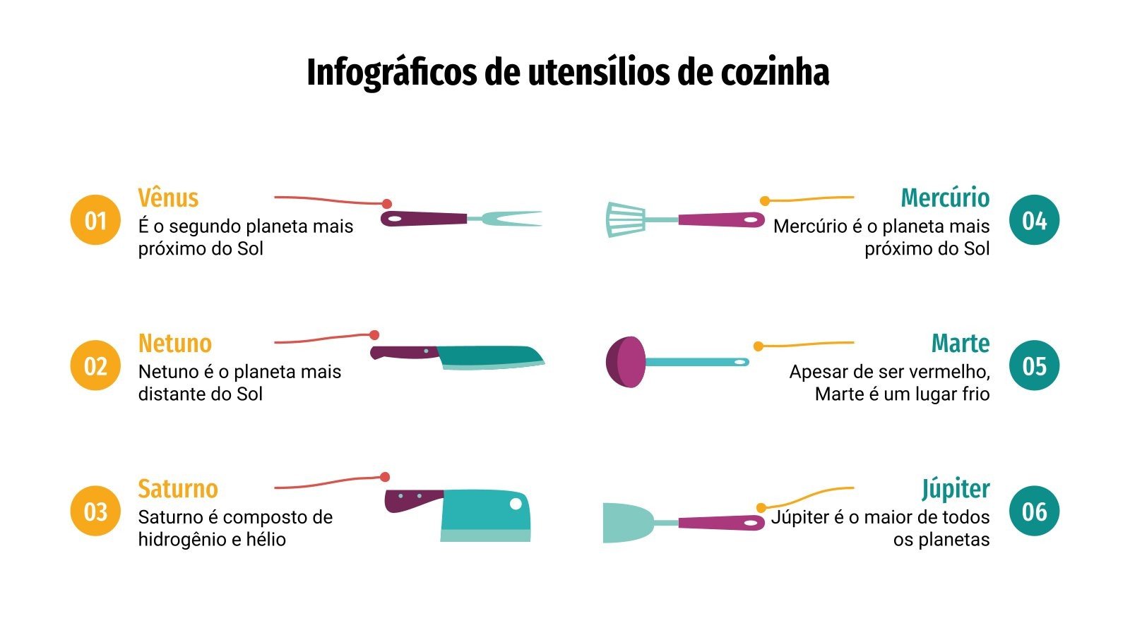 Kitchen Utensils Infographics | Google Slides & PowerPoint