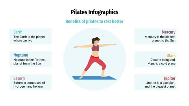 Infografías sobre el Pilates | Google Slides y PPT