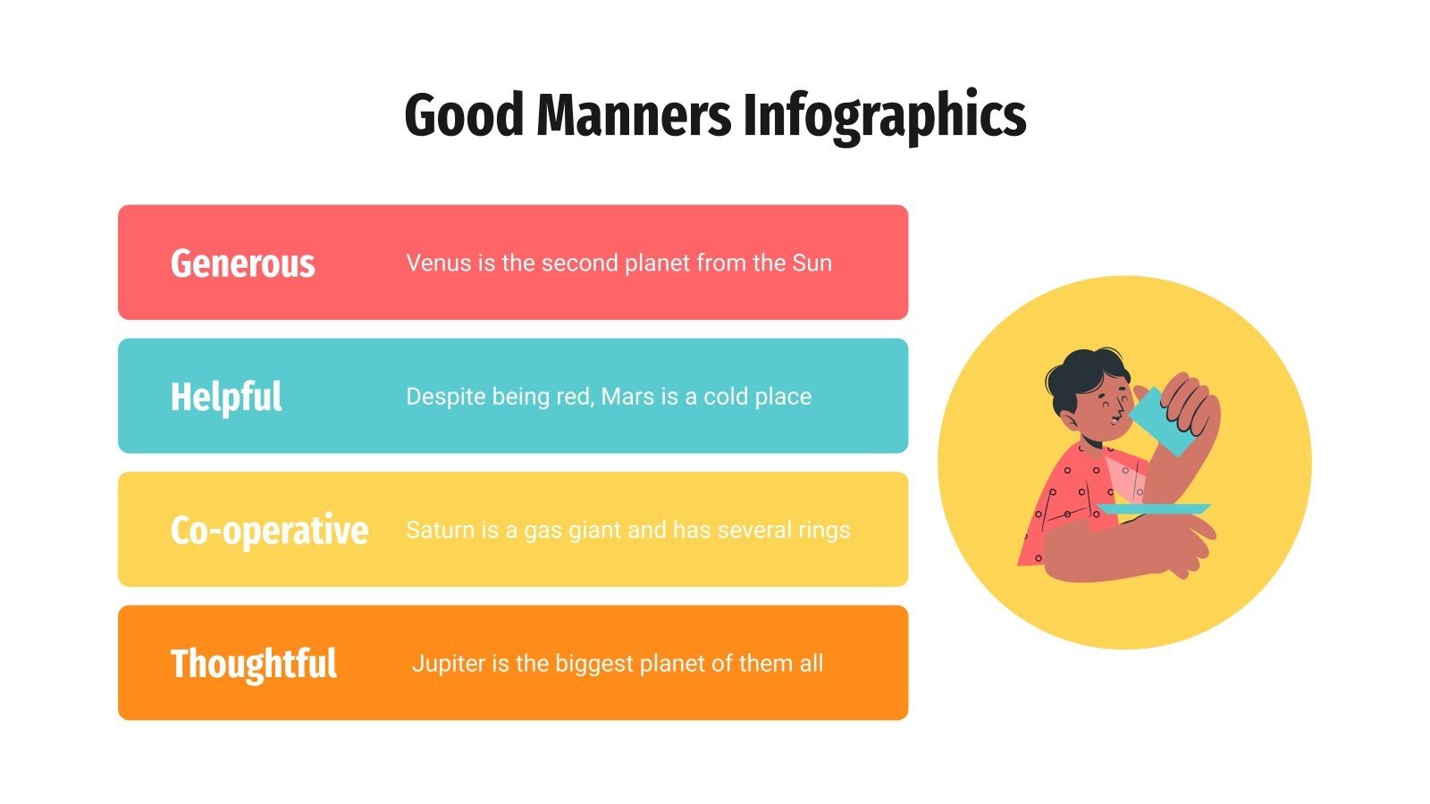 Good Manners Infographics | Google Slides & PowerPoint
