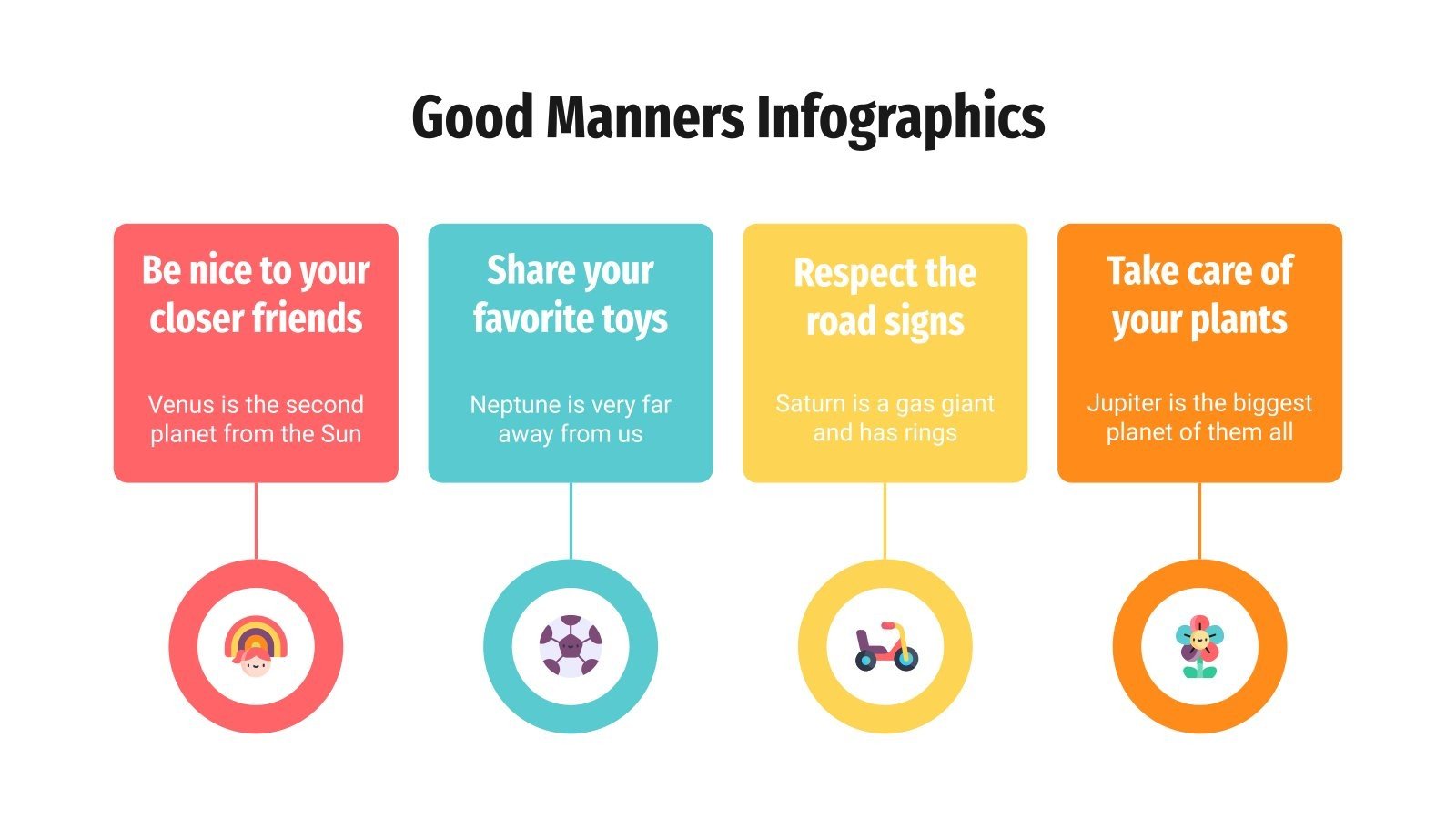 Good Manners Infographics | Google Slides & PowerPoint
