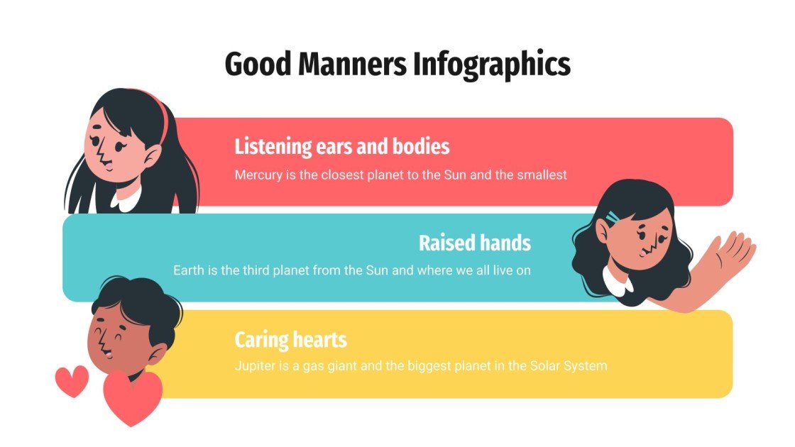Good Manners Infographics | Google Slides & PowerPoint