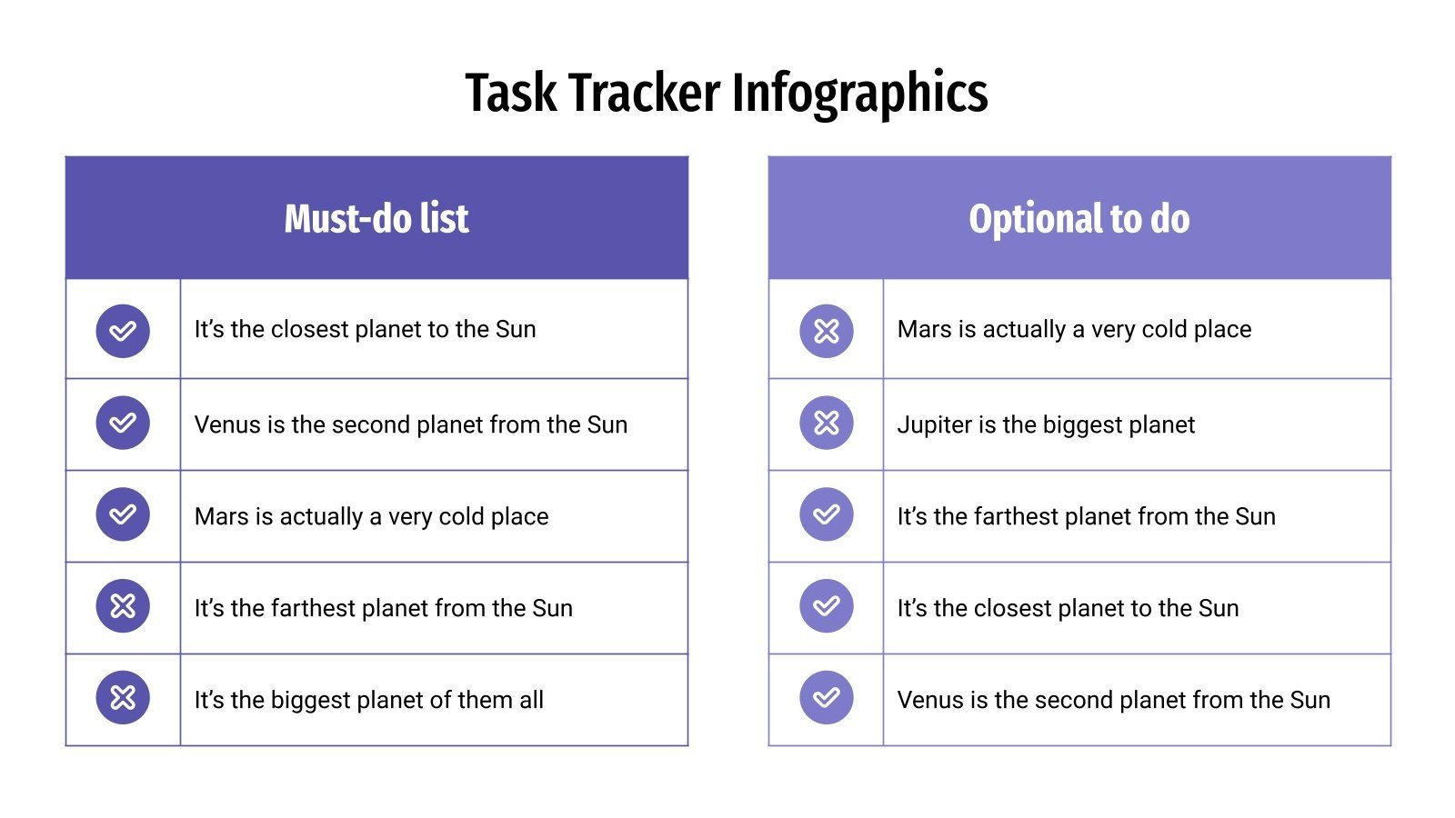 Task Tracker Infographics | Google Slides & PowerPoint