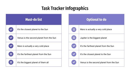 Task Tracker Infographics | Google Slides & PowerPoint