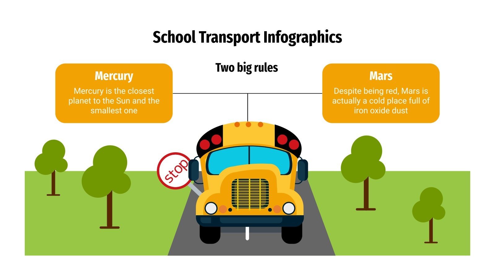 School Transport Infographics | Google Slides & PowerPoint