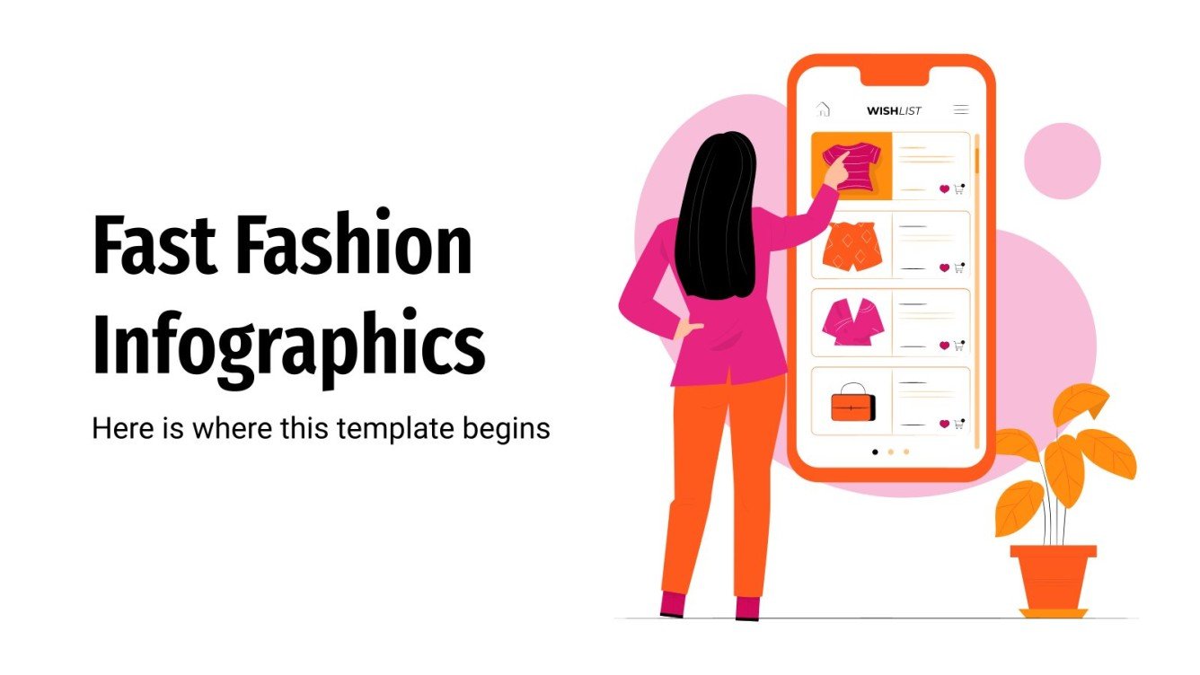 Infografías de moda rápida | Google Slides y PowerPoint