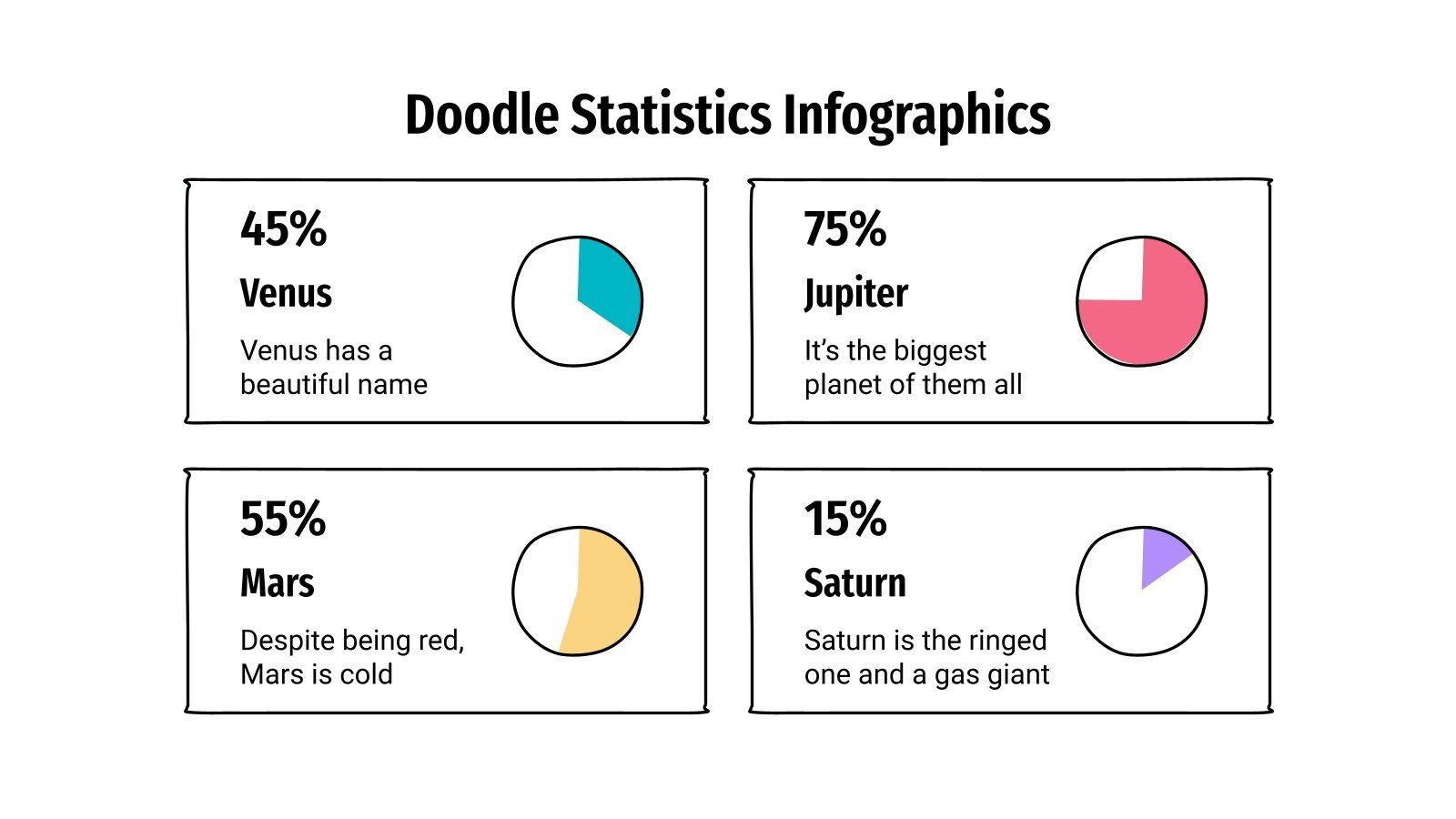 Doodle Statistics Infographics | Google Slides & PowerPoint